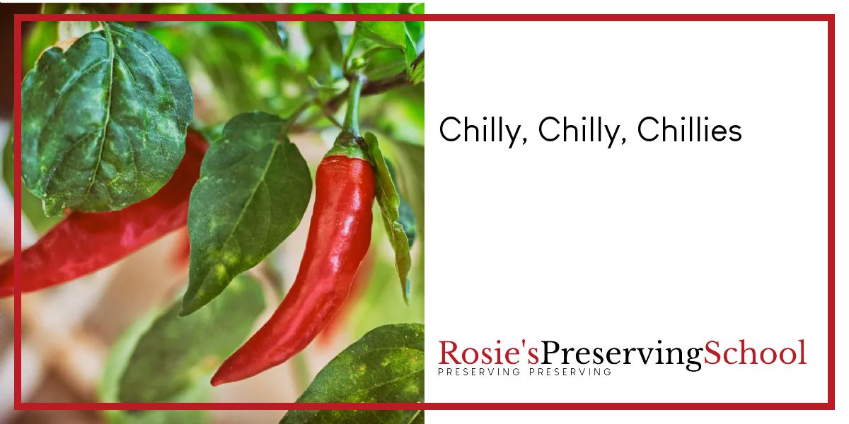 Live online workshop to learn how to preserve chillies at Rosie's ...
